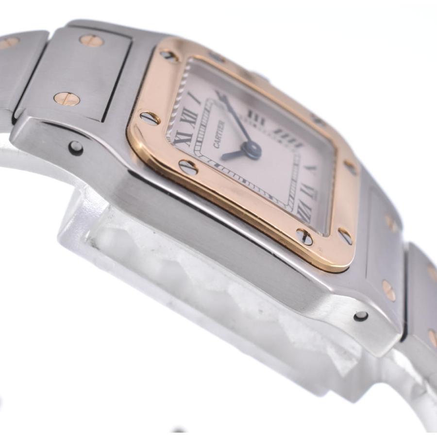 Cartier ☆良品【CARTIER】カルティエ サントスガルベ SM W20012C4/1567 SS/K18 クォーツ レディース ...