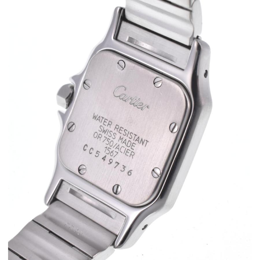 Cartier ☆良品【CARTIER】カルティエ サントスガルベ SM W20012C4/1567 SS/K18 クォーツ レディース ...