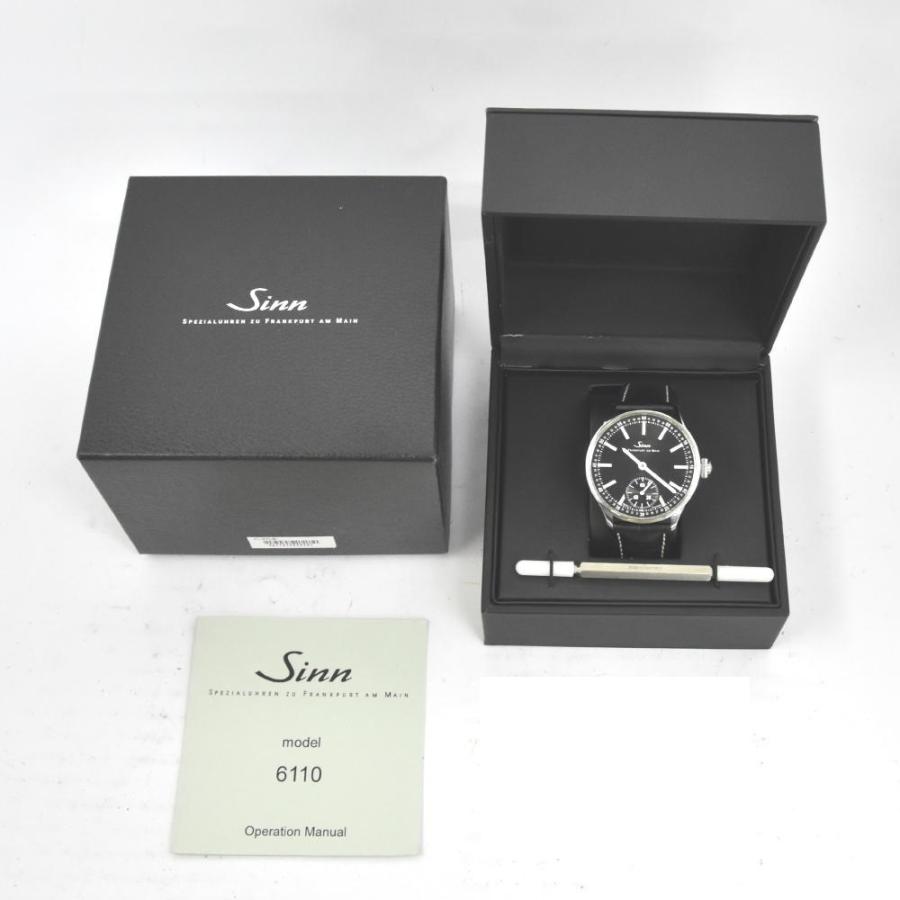 Sinn ☆美品【Sinn】ジン 6110 6110.Technik スモールセコンド 手巻き メンズ M#120903 : aonohappa - 通販 - Yahoo!ショッピング
