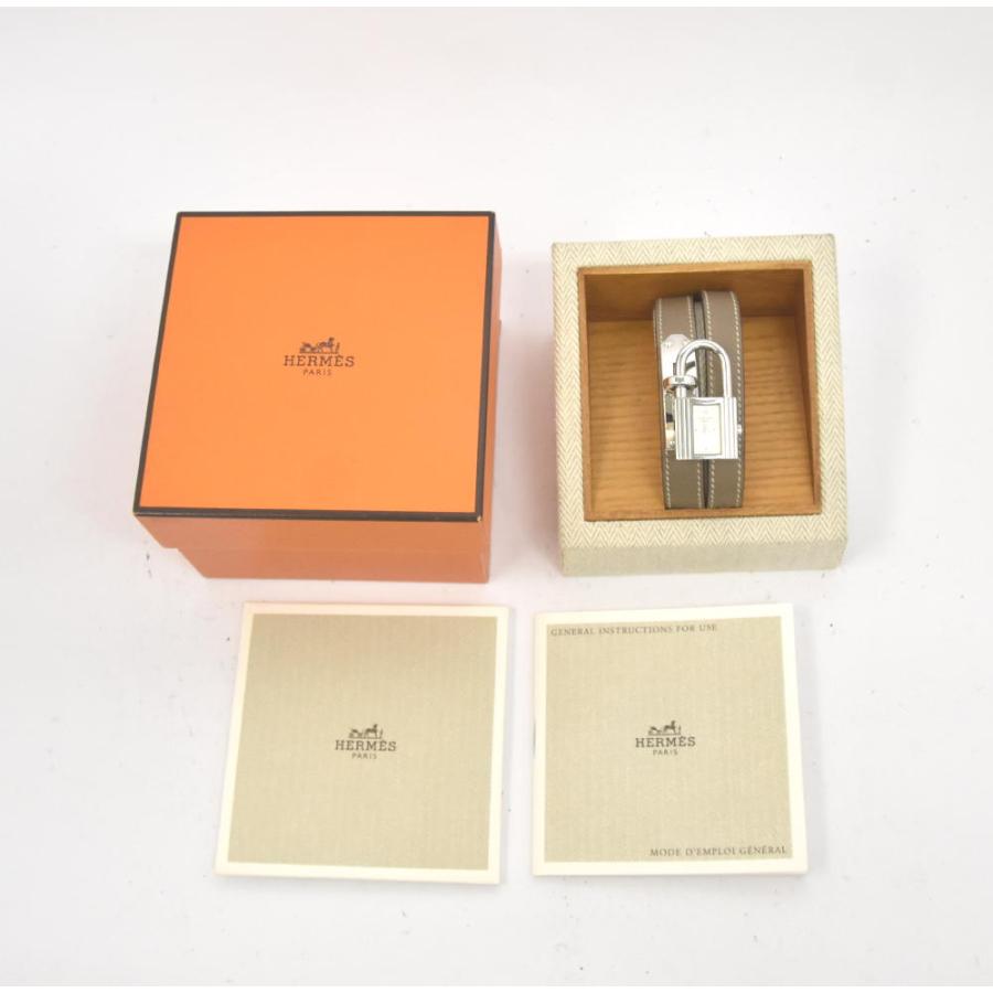 ☆良品【HERMES】エルメス ケリーウオッチ KE1.210 ドゥブルトゥール クォーツ レディース O#120959 :120959:aonohappa - 通販 - Yahoo!ショッピング