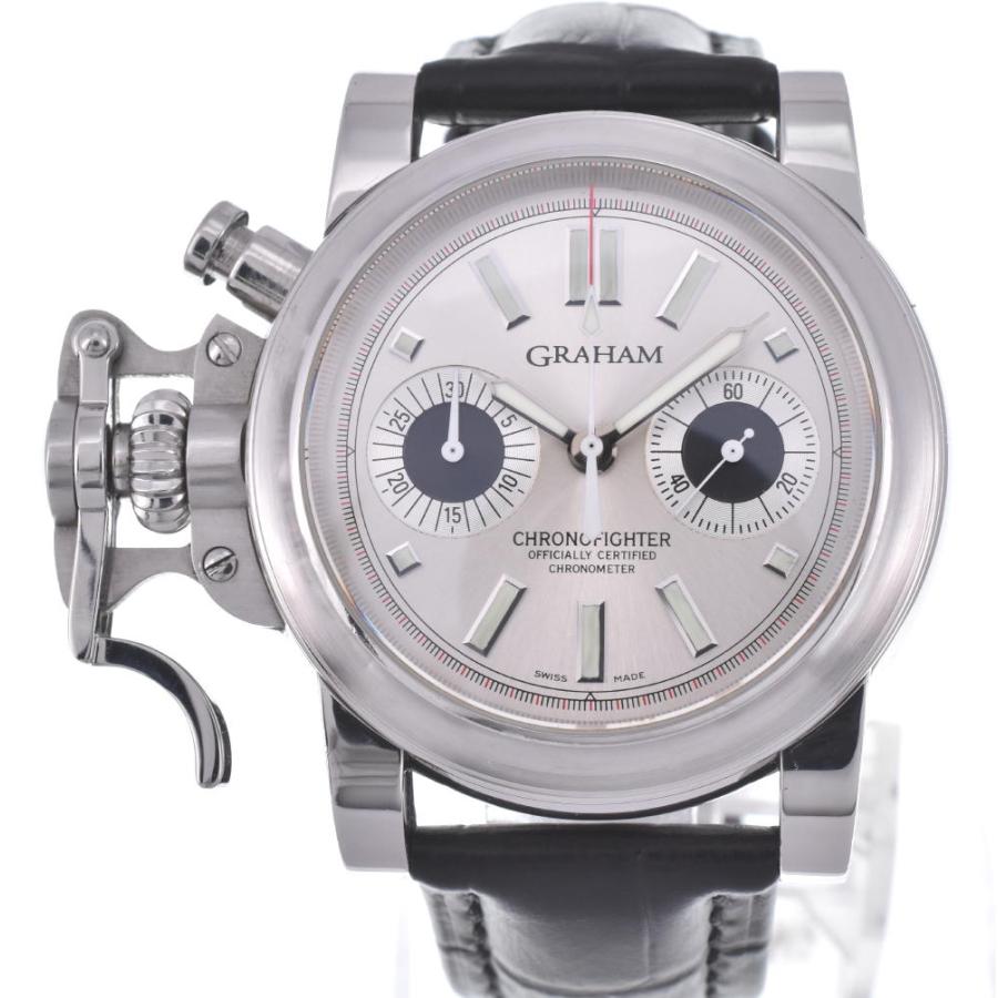 グラハム GRAHAM 2CFAS クロノファイター クロノグラフ 自動巻き メンズ 良品 Q#121016 :121016 ...