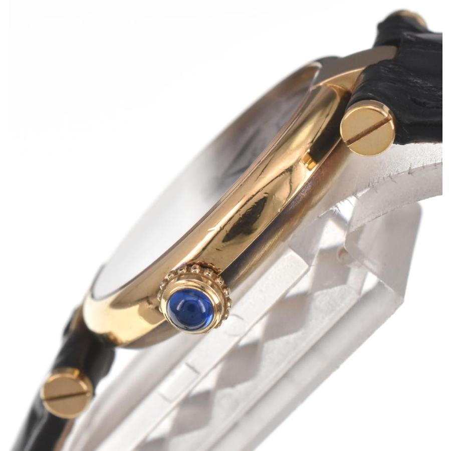 Cartier カルティエ CARTIER 1851 マスト VLC SV925（GP)/レザー クォーツ レディース 良品 P#121291 : aonohappa - 通販 - Yahoo ...