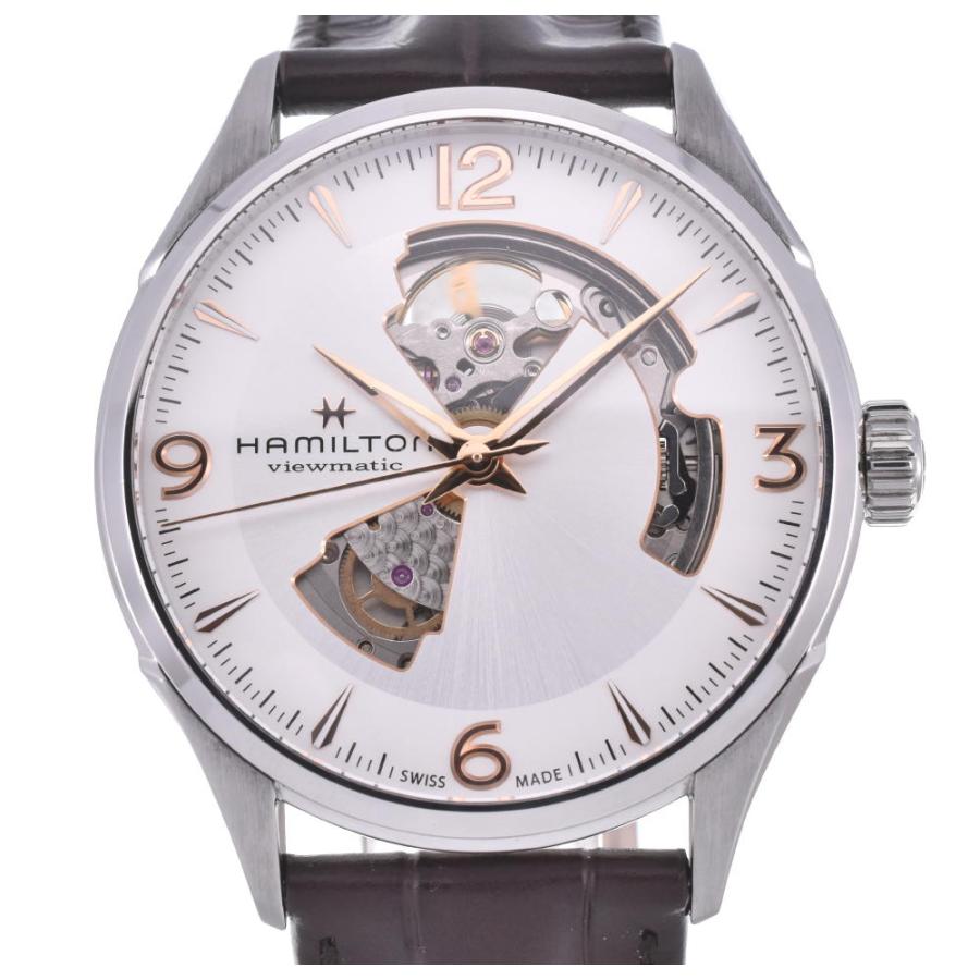 ☆美品★保証書付 【HAMILTON】ハミルトン ジャズマスター ビューマチック H327050 自動巻き メンズ P#121314 : ...