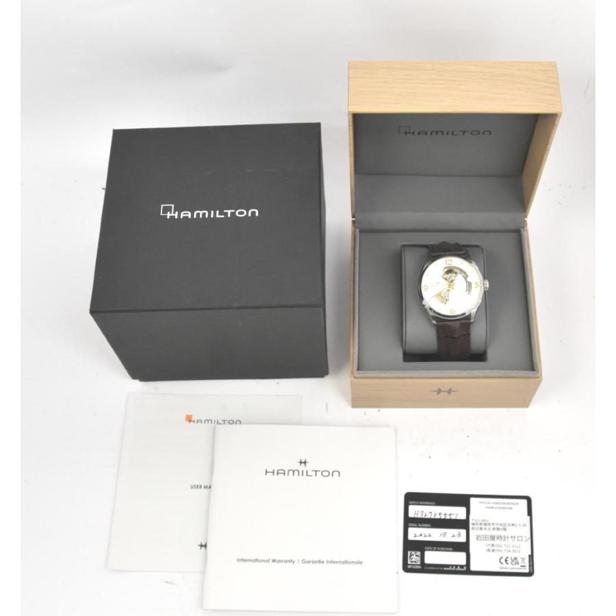 ☆美品★保証書付 【HAMILTON】ハミルトン ジャズマスター ビューマチック H327050 自動巻き メンズ P#121314 : ...