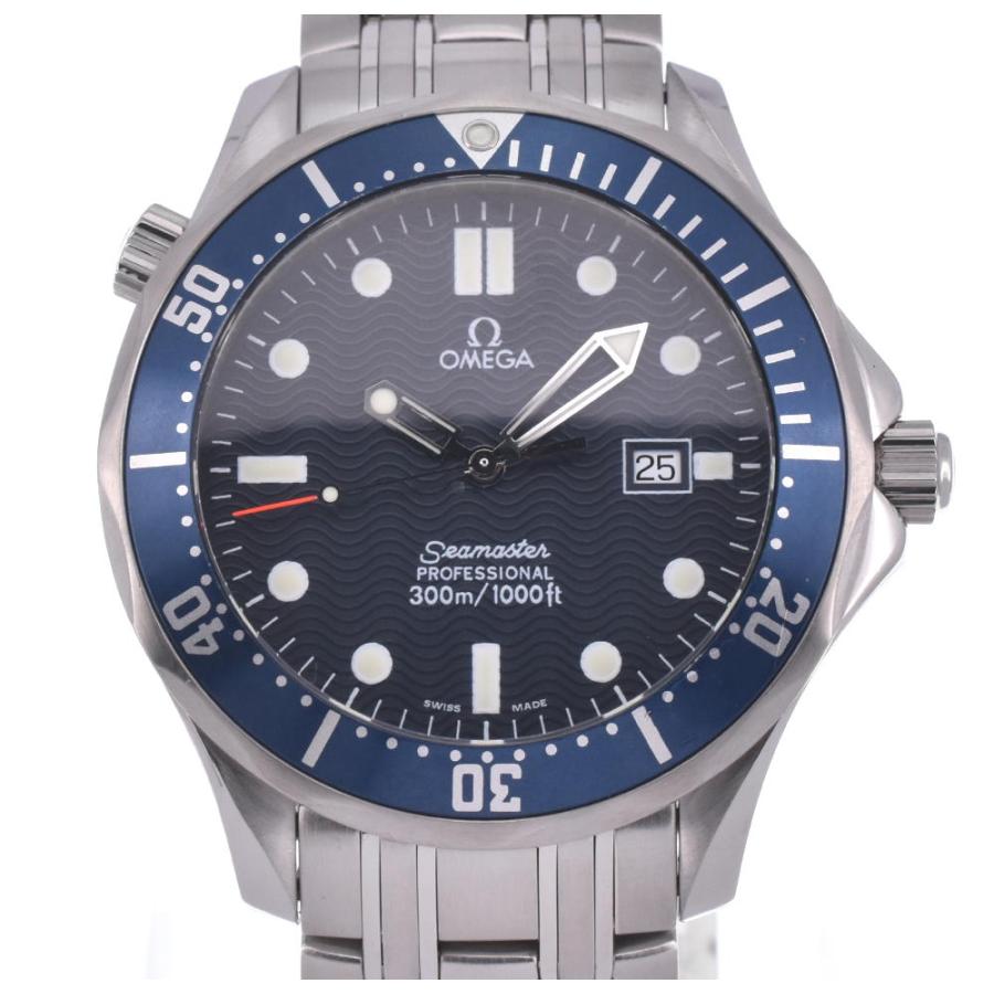 オメガ OMEGA 2541.80 シーマスター 300M デイト SS クォーツ メンズ 良品 R#121484 :121484 ...