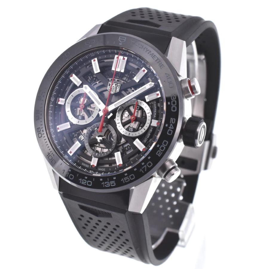タグホイヤー TAG HEUER CBG2A10 カレラ キャリバー ホイヤー02 自動巻き メンズ 美品 箱・保証書付き P#121553 ...
