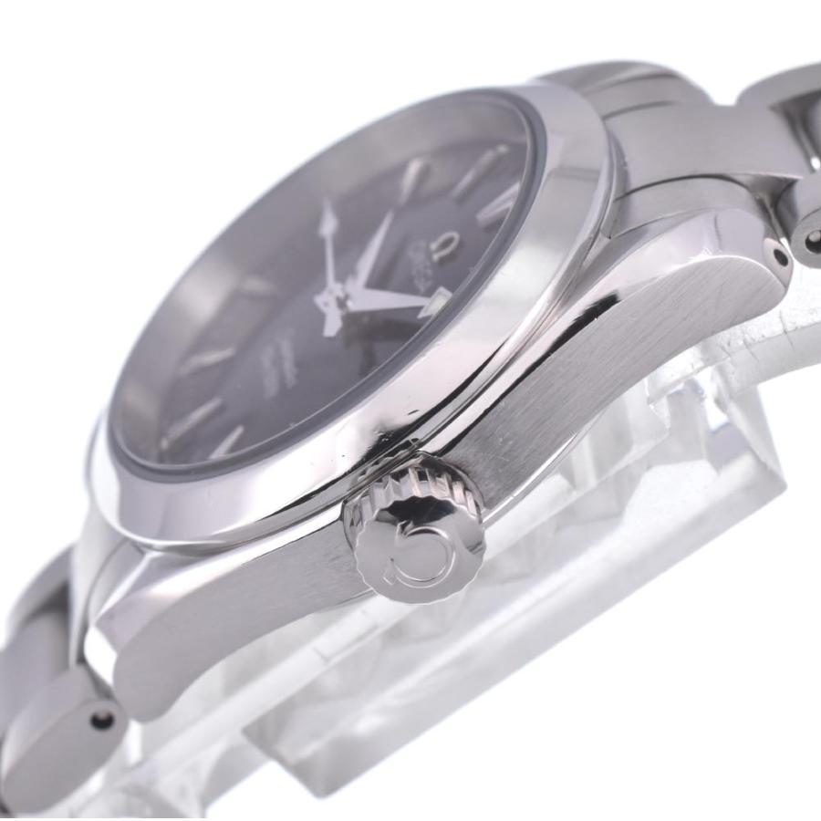 オメガ OMEGA 2577.50 シーマスター アクアテラ デイト クォーツ レディース 良品 箱付き P#121625 :121625 ...