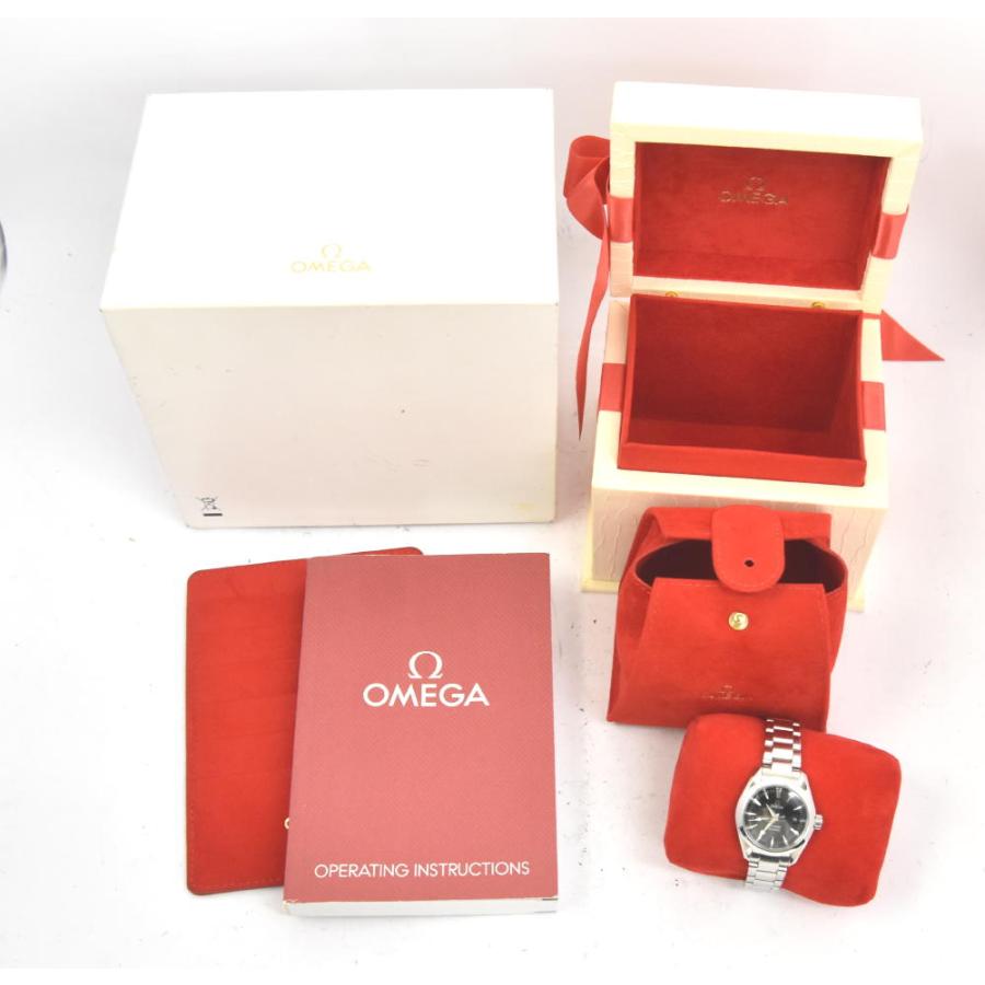 オメガ OMEGA 2577.50 シーマスター アクアテラ デイト クォーツ レディース 良品 箱付き P#121625 :121625 ...