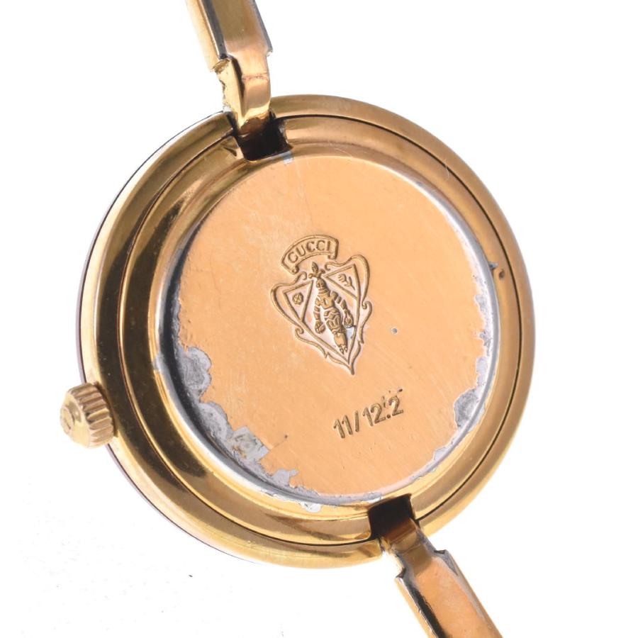 グッチ GUCCI 11/12.2 チェンジベゼル GP クォーツ レディース 内箱付き R#121678 : 121678 ...