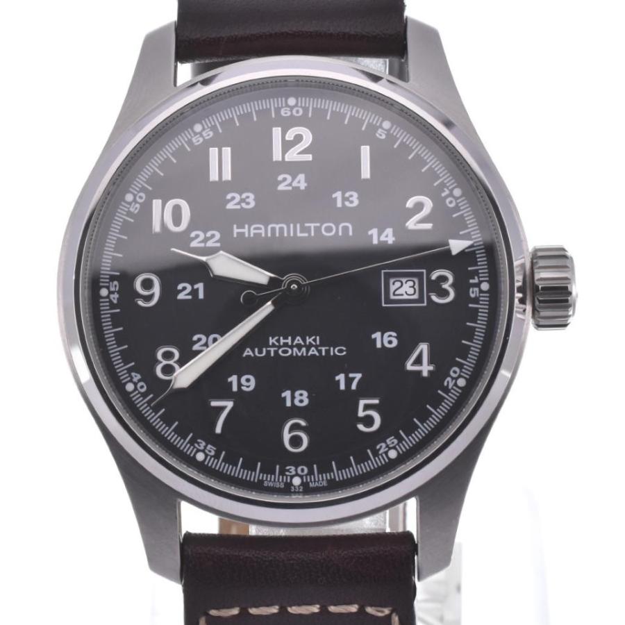 ハミルトン HAMILTON H70625533 カーキ 自動巻き メンズ 美品 箱・保証書付き R#121923 :121923 ...