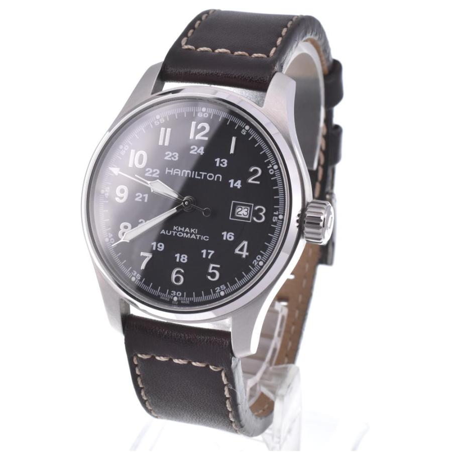 ハミルトン HAMILTON H70625533 カーキ 自動巻き メンズ 美品 箱・保証書付き R#121923 :121923 ...