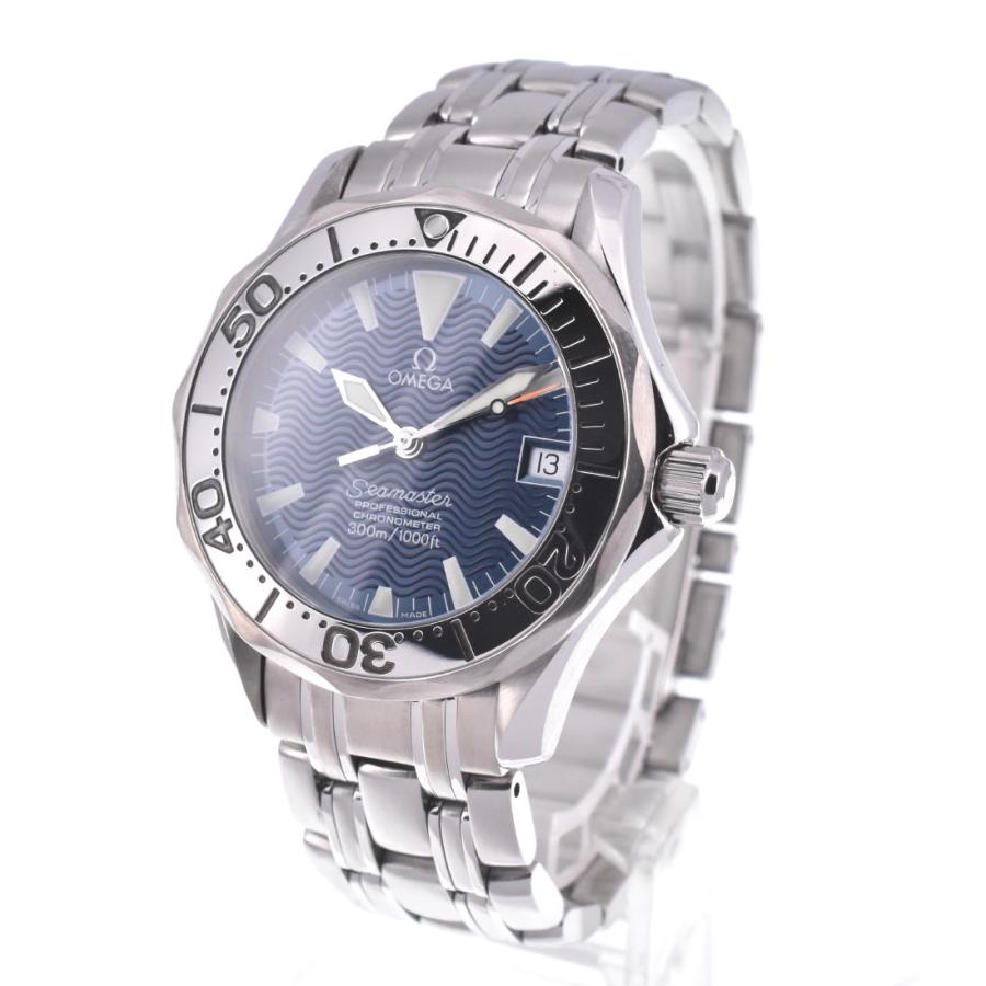OMEGA オメガ 2554.8 シーマスター300m ジャックマイヨール 1999 自動巻き ボーイズ 美品 G#122002 ...