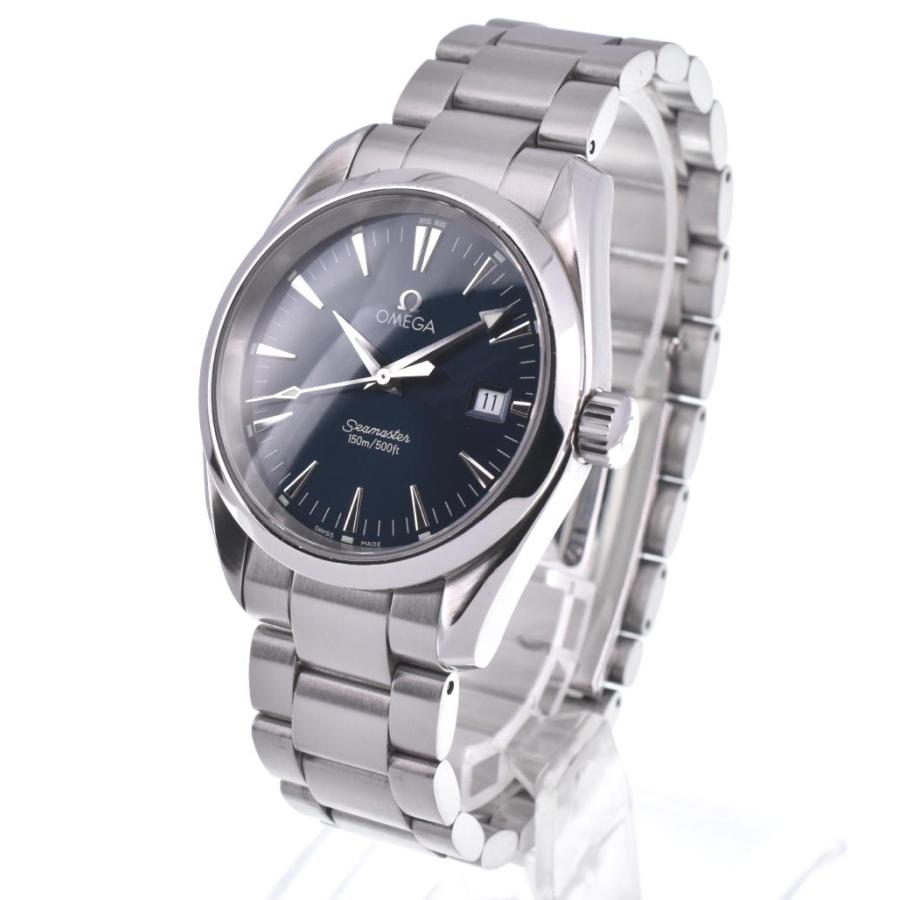 OMEGA オメガ 2518.80 シーマスター アクアテラ 150m デイト クォーツ メンズ B#122103 : aonohappa ...