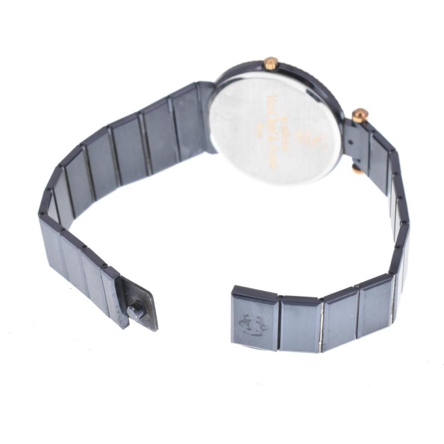 Van Cleef ＆ Arpels ヴァンクリーフ＆アーペル & 43106 ラ コレクション ダイヤモンドベゼル クォーツ レディース ...