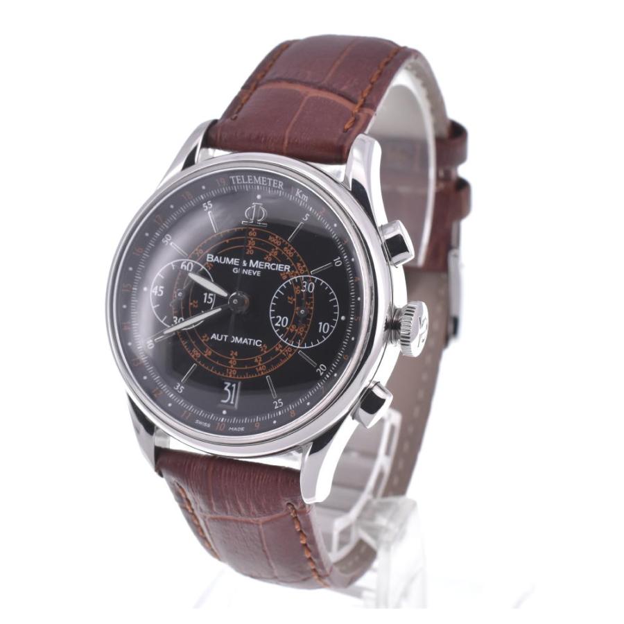 BAUME&MERCIER ボーム＆メルシェ Baume & Mercier 65542 ケープランド クロノグラフ 自動巻き メンズ 良品 ...