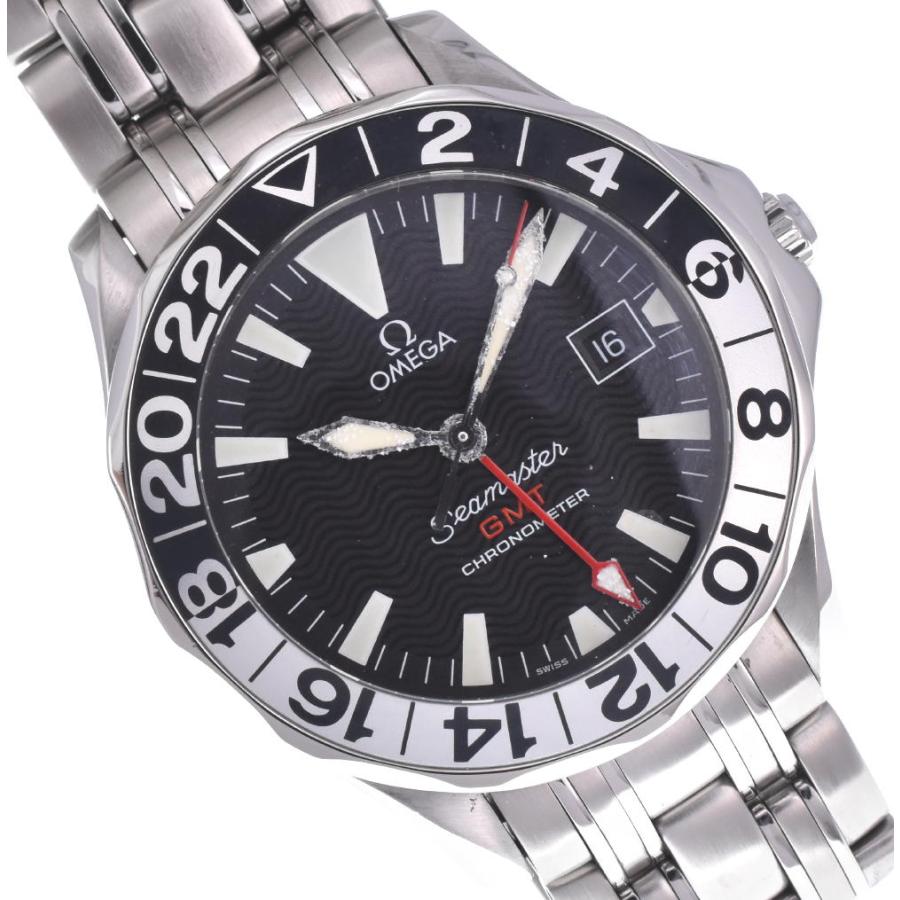 OMEGA オメガ 2534.5 シーマスター 50周年記念モデル GMT 自動巻き メンズ 箱・保証書付き G#122603 ...