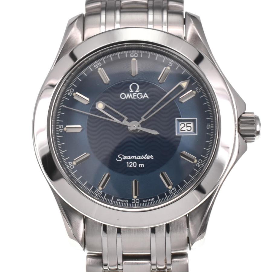 オメガ OMEGA 2511.81 シーマスター 120M デイト クォーツ メンズ 良品 J#122640 :122640 ...