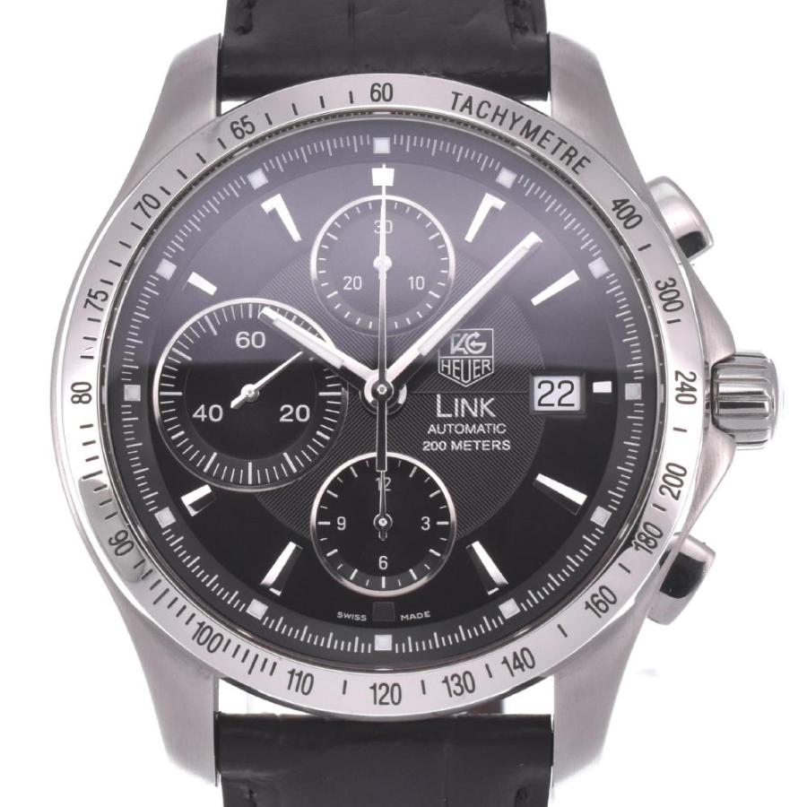 TAG HEUER タグホイヤー CJF2110.FC6177 リンク クロノグラフ 自動巻き メンズ 美品 保証書付き G#122955 ...