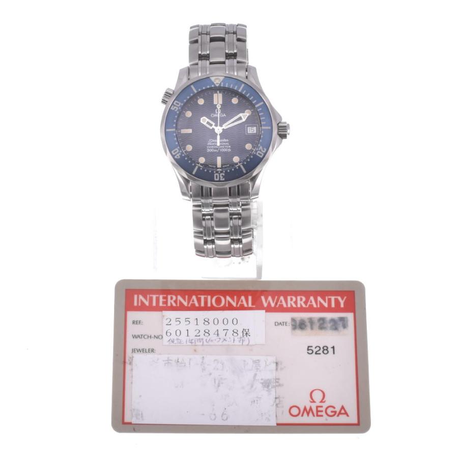 OMEGA オメガ 2551.80 シーマスター プロフェッショナル 300M デイト 自動巻き ボーイズ 保証書付き J#123100 ...