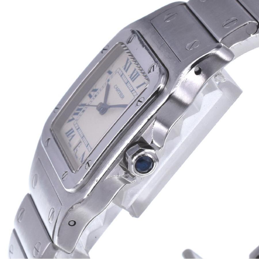 Cartier カルティエ CARTIER W20018D6 サントスガルベ LM デイト クォーツ メンズ I#123118 ...