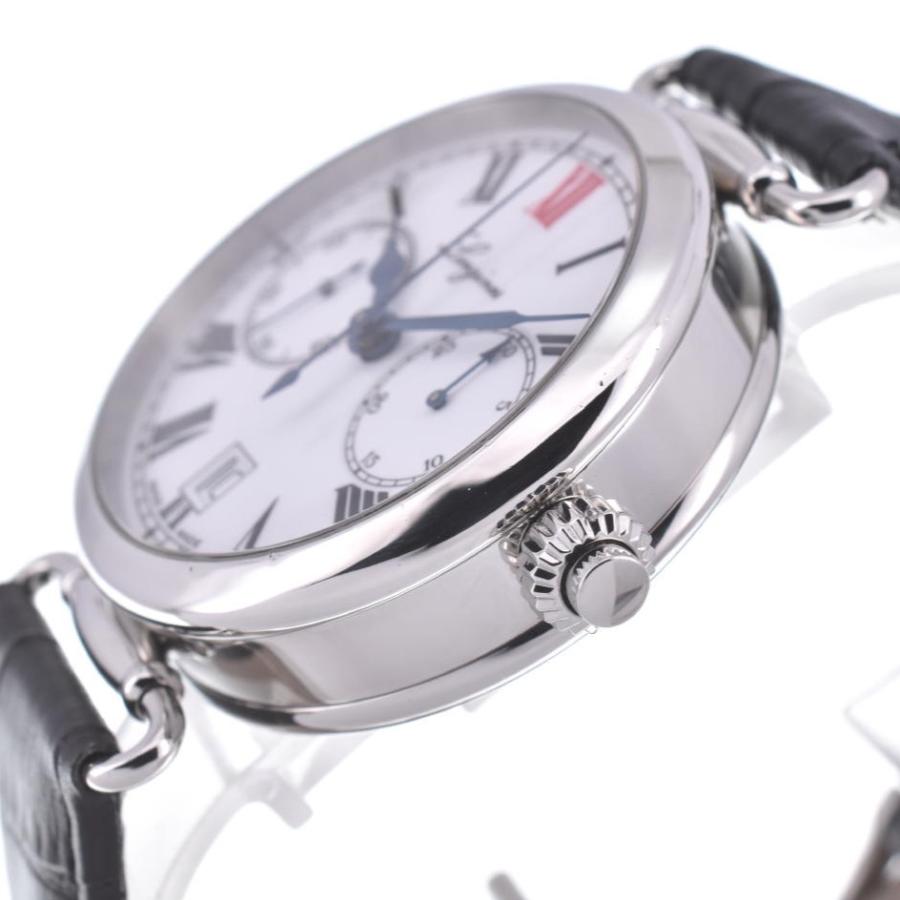 LONGINES（ロンジン） LONGINES L2.776.4.21.3 ヘリテージコレクション ワンプッシュクロノ 自動巻き メンズ I ...