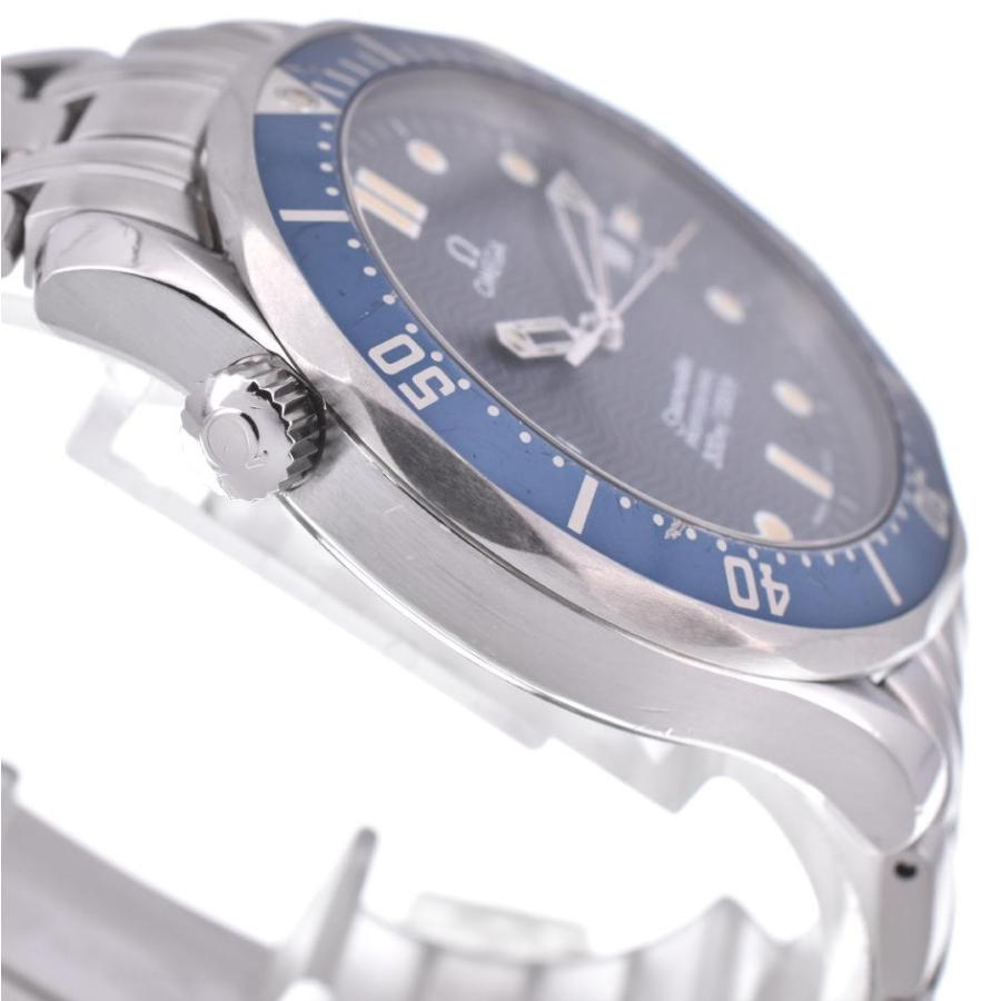 オメガ OMEGA 2541.80 シーマスター 300m デイト クォーツ メンズ 保証書付き K#123221 :123221 ...