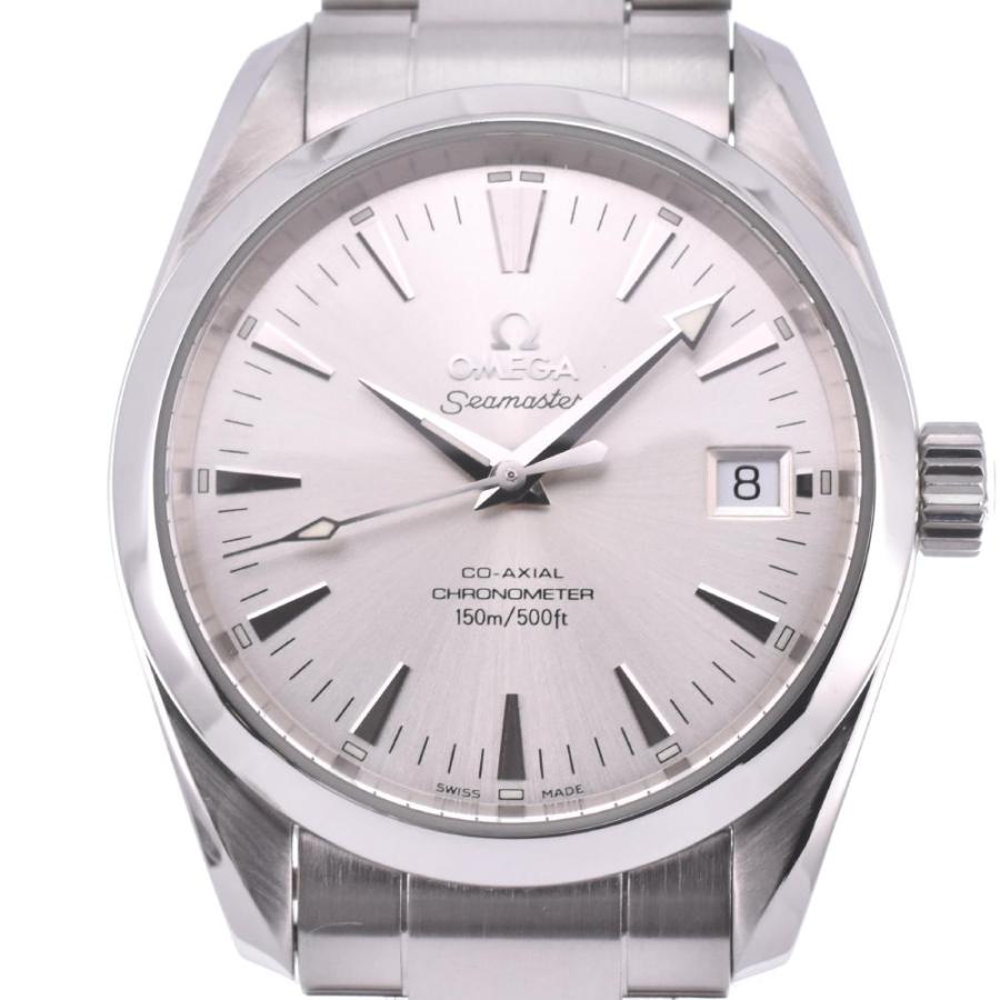 オメガ OMEGA 2504.3 シーマスター アクアテラ コーアクシャル クロノメーター 自動巻き メンズ 良品 保証書付き J# ...