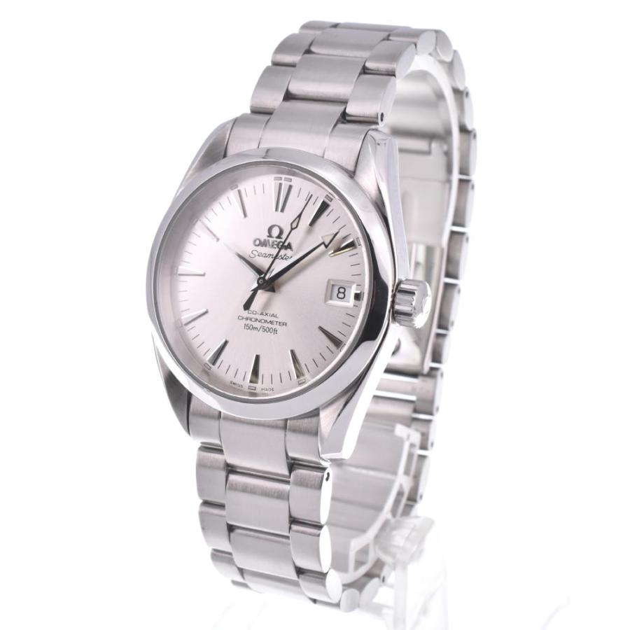 オメガ OMEGA 2504.3 シーマスター アクアテラ コーアクシャル クロノメーター 自動巻き メンズ 良品 保証書付き J# ...