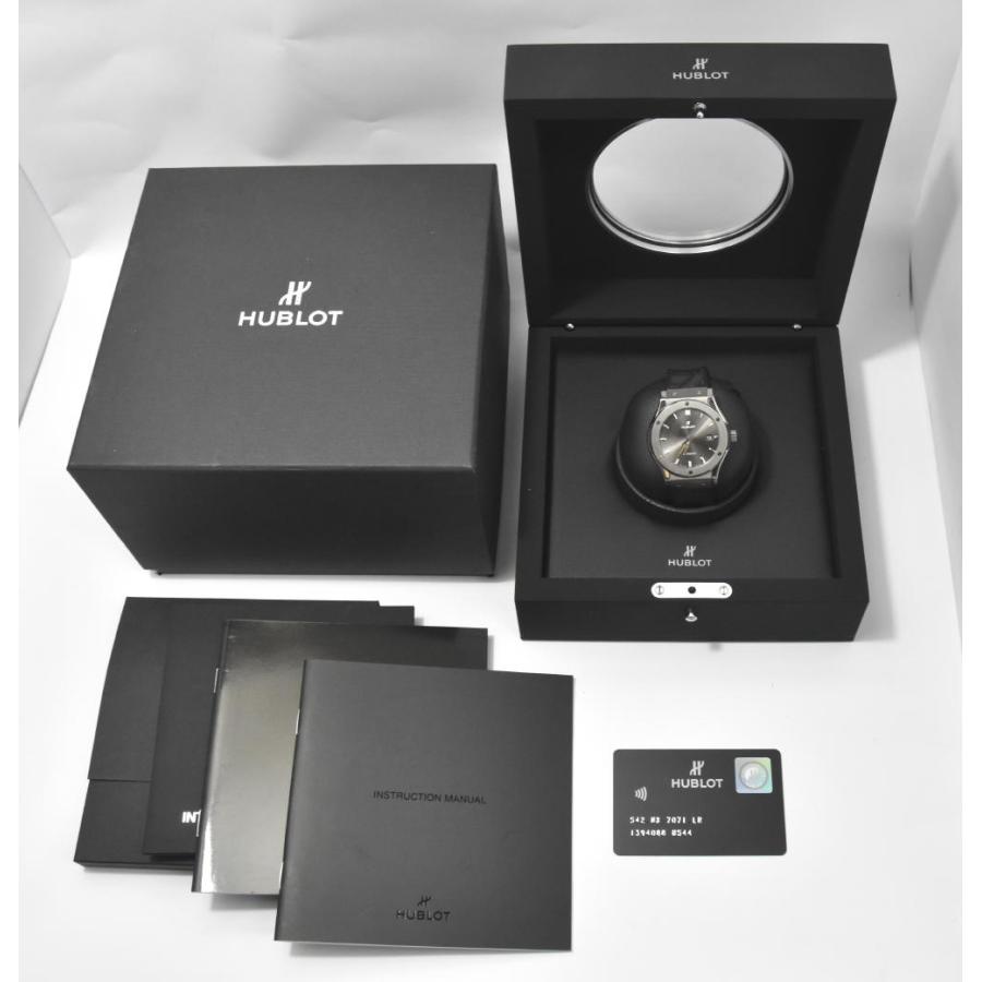 ウブロ HUBLOT 542.NX.7071.LR クラシック フュージョン レーシング 自動巻き メンズ 美品 箱・保証書付き J# ...