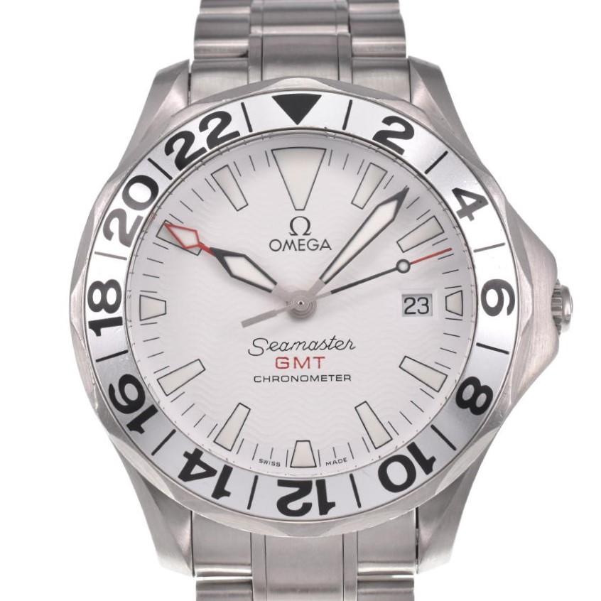 OMEGA オメガ 2538.2 シーマスター300M GMT デイト 自動巻き メンズ 良品 保証書付き K#123450 : aonohappa - 通販 - Yahoo!ショッピング
