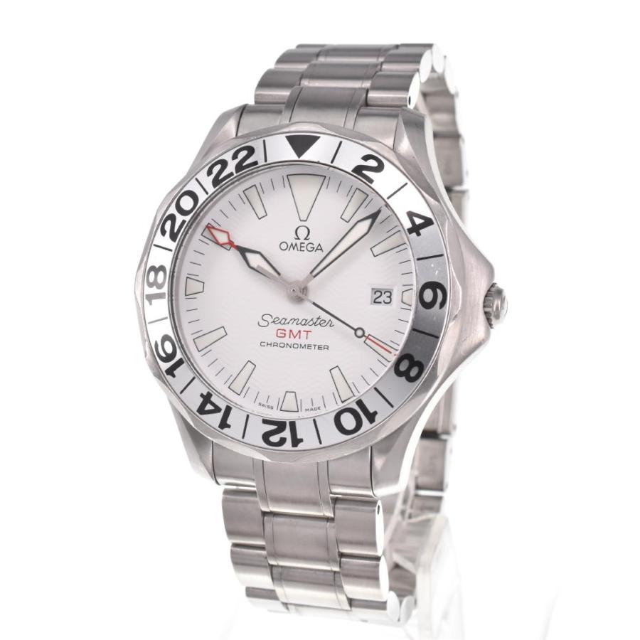 OMEGA（オメガ） OMEGA 2538.2 シーマスター300M GMT デイト 自動巻き メンズ 良品 保証書付き K#123450 ...
