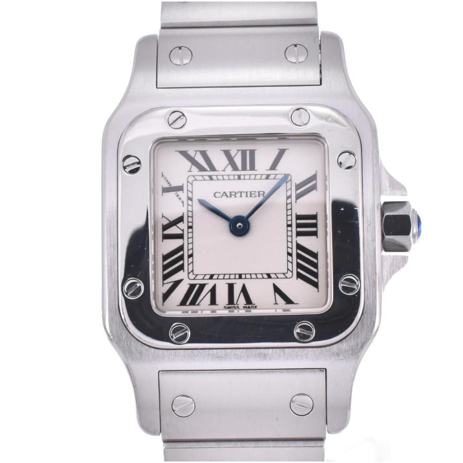 カルティエ CARTIER W20056D6 サントスガルベ SM クォーツ レディース 良品 K#123466 :123466 ...
