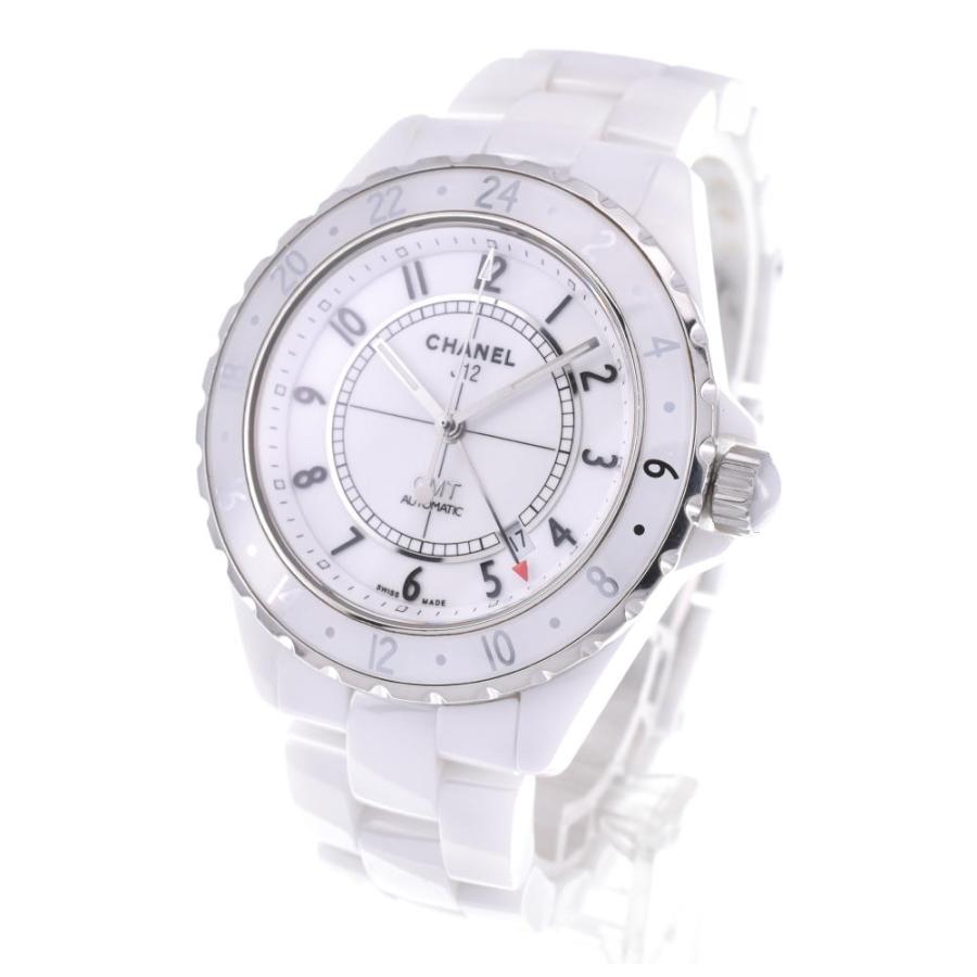 CHANEL（シャネル） CHANEL H2126 J12 GMT 限定2000本 ホワイトセラミック デイト 自動巻き メンズ 美品 O ...