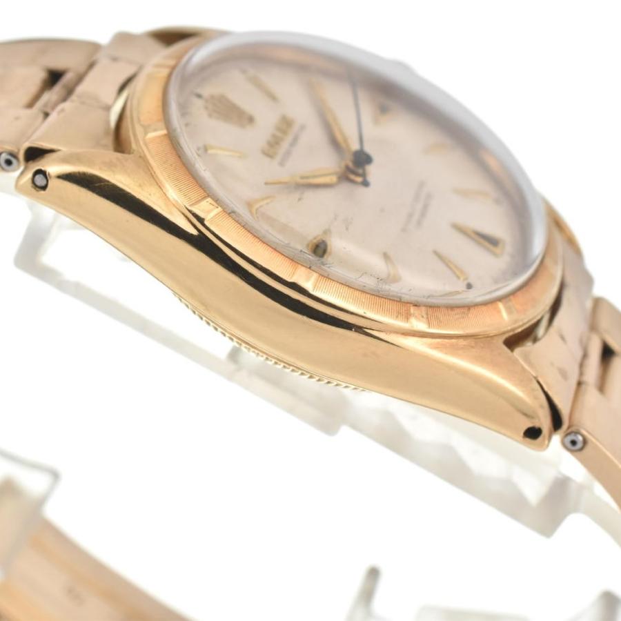 ROLEX（ロレックス） ROLEX 6085 オイスターパーペチュアル YG エンジンターンド ベゼル ヴィンテージ 1951s 自動巻き ...