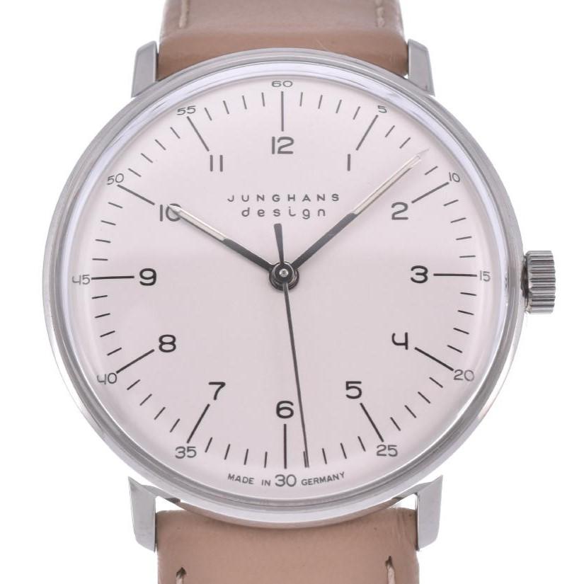 Junghans ユンハンス JUNGHANS 027.3701.810 マックスビル SS/レザー 手巻き ユニセックス 美品 M#123581 : aonohappa - 通販 ...