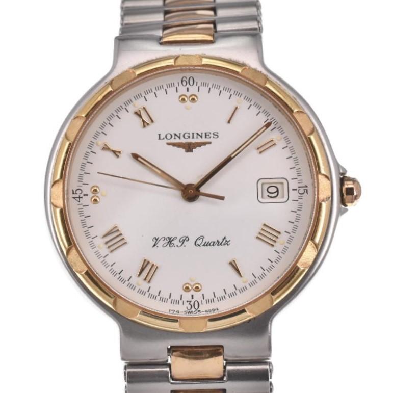 ロンジン LONGINES コンクエスト V.H.P SS/GP クォーツ メンズ K#123589 :123589:aonohappa ...