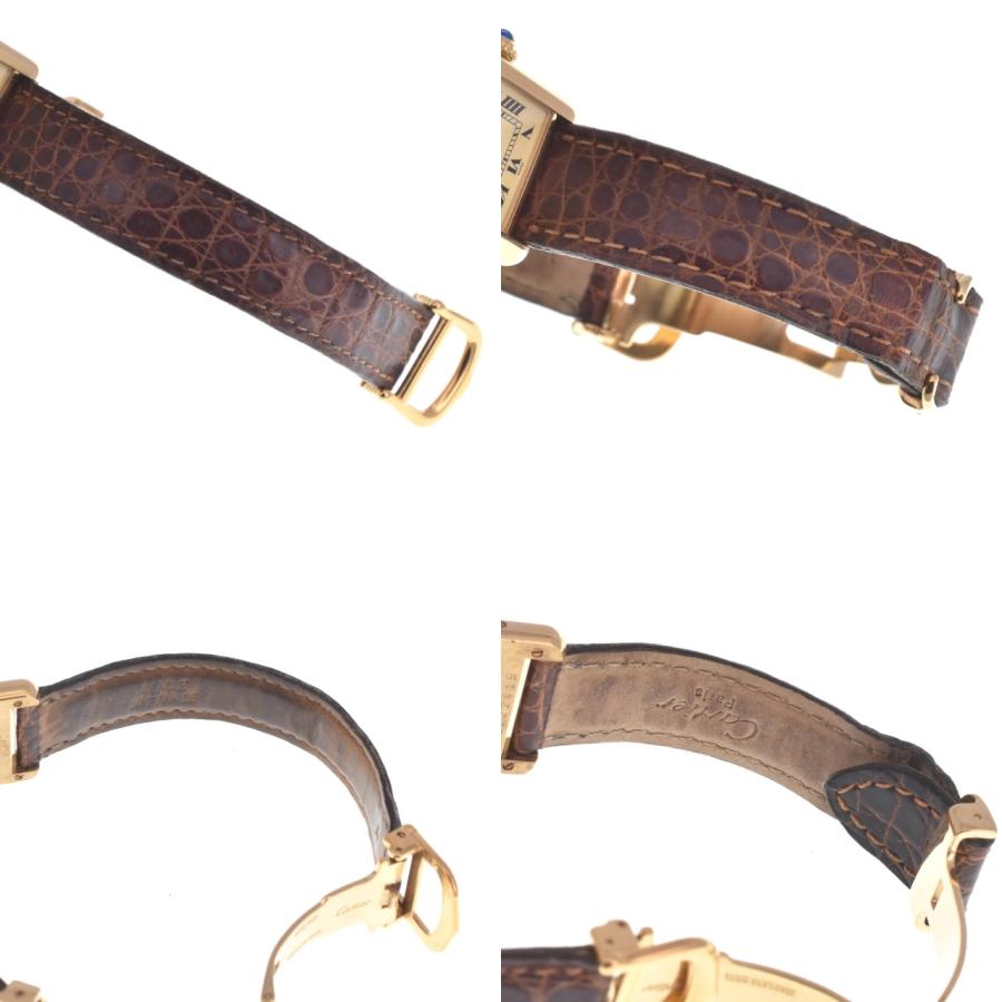 Cartier カルティエ CARTIER W1003154 マストタンク ヴェルメイユ クォーツ レディース 美品 箱付き O#123987 ...