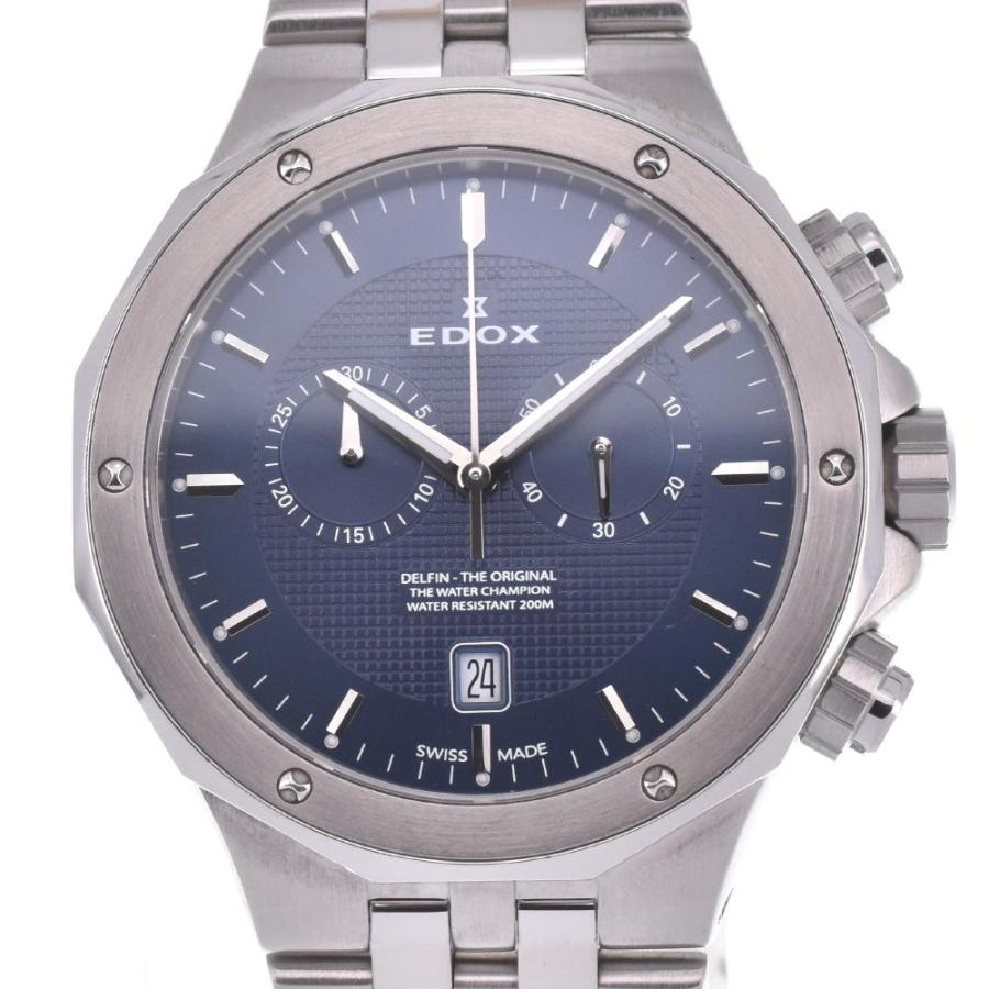 EDOX エドックス 10110-3M-BUIN デルフィン オリジナル クロノグラフ メンズ 美品 箱・保証書付き A#124363 : aonohappa - 通販 - Yahoo!ショッピング