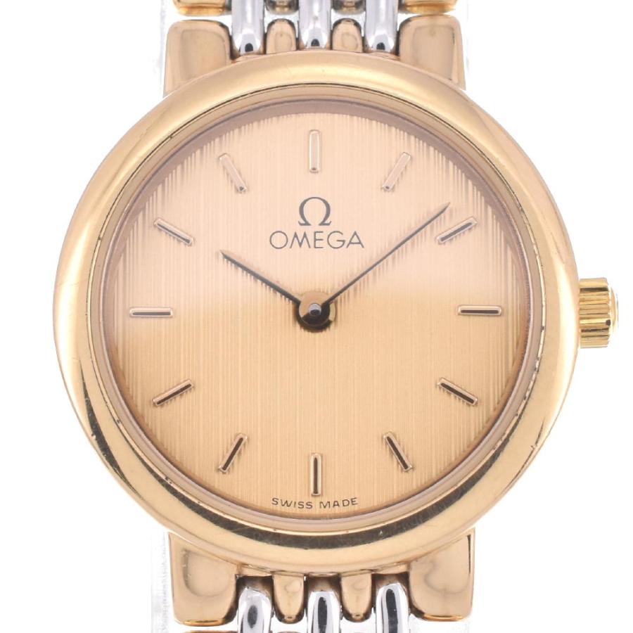 オメガ OMEGA デビル SS/GP クォーツ レディース 良品 保証書付き P#124405 :124405:aonohappa - 通販 - Yahoo!ショッピング