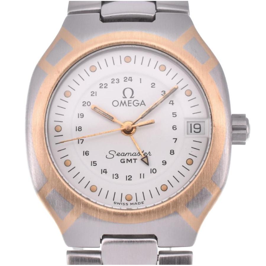 OMEGA オメガ シーマスター ポラリス GMT SS/K18 クォーツ メンズ 良品 Q#124478 : aonohappa - 通販 - Yahoo!ショッピング