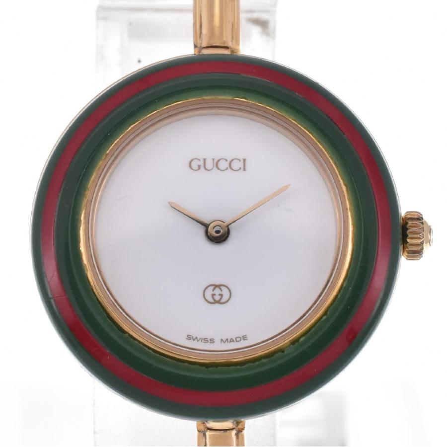 GUCCI グッチ 1100-L チェンジベゼル GP クォーツ レディース 良品 内箱・保証書付き Q#124532 : aonohappa - 通販 - Yahoo!ショッピング