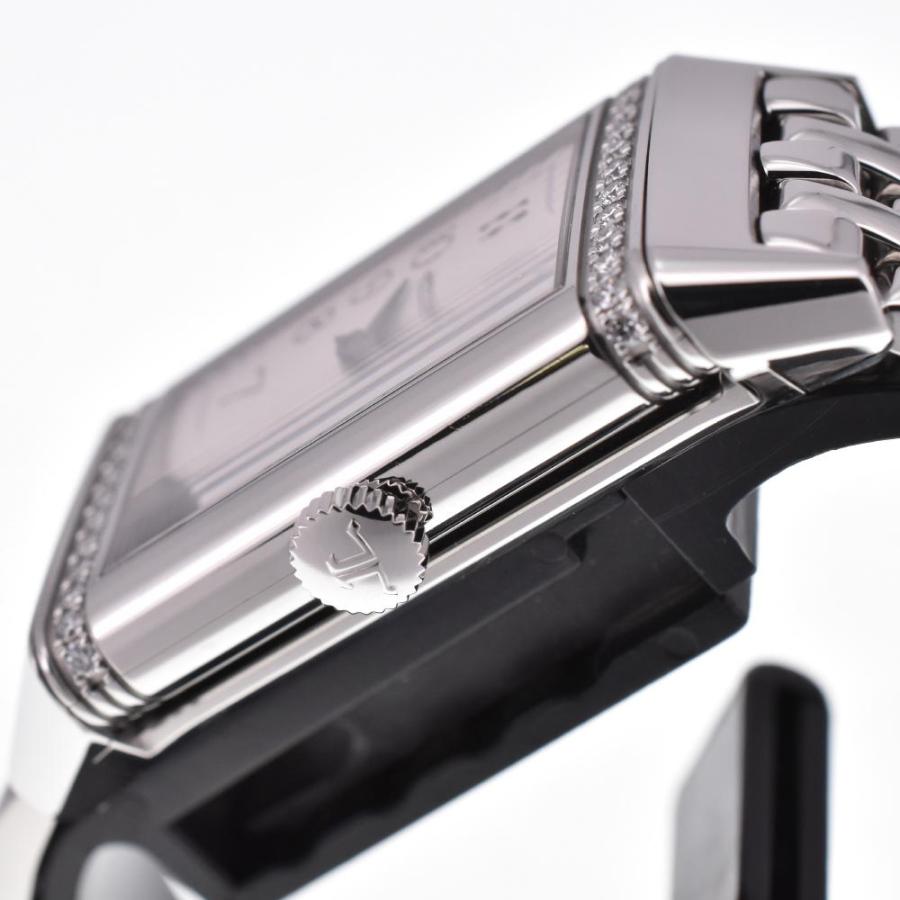 JAEGER-LECOULTRE ジャガー・ルクルト Q3288120 レベルソ ダイヤベゼル クォーツ レディース 良品 保証書付き B# ...