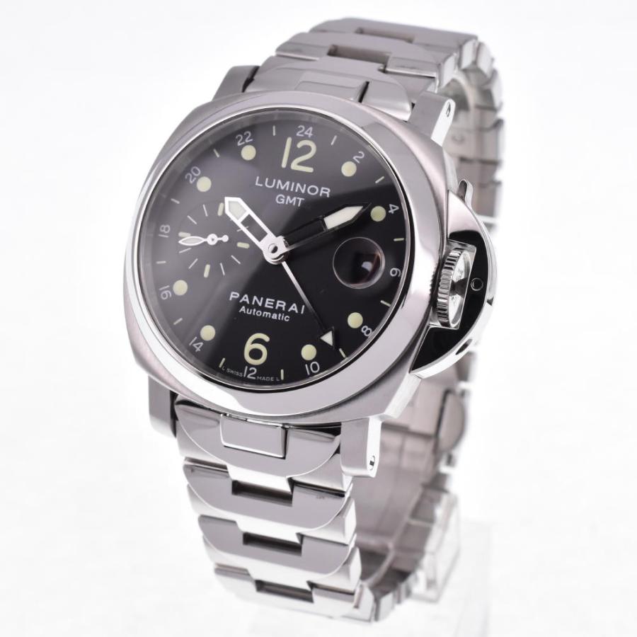 OFFICINE PANERAI（オフィチーネ パネライ） パネライ PANERAI PAM00160 ルミノール GMT 自動巻き メンズ ...