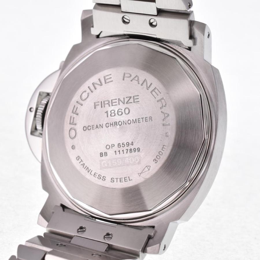 OFFICINE PANERAI（オフィチーネ パネライ） パネライ PANERAI PAM00160 ルミノール GMT 自動巻き メンズ ...