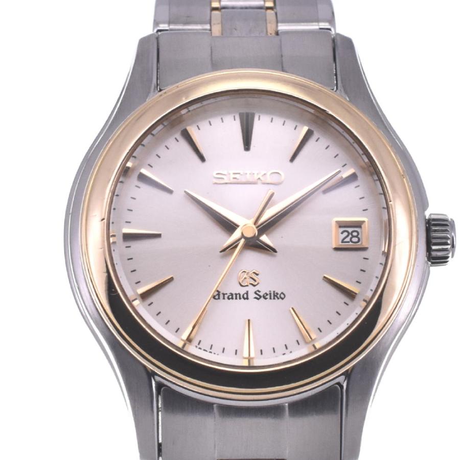 セイコー SEIKO STGF022/4J52-0A20 グランドセイコー デイト K18YG ベゼル クォーツ レディース 良品 J# ...