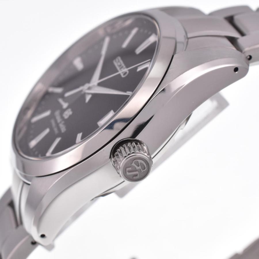 セイコー SEIKO 9R65-0AE0 グランドセイコー チタン パワーリザーブ スプリングドライブ メンズ 美品 箱付き G#125515 ...
