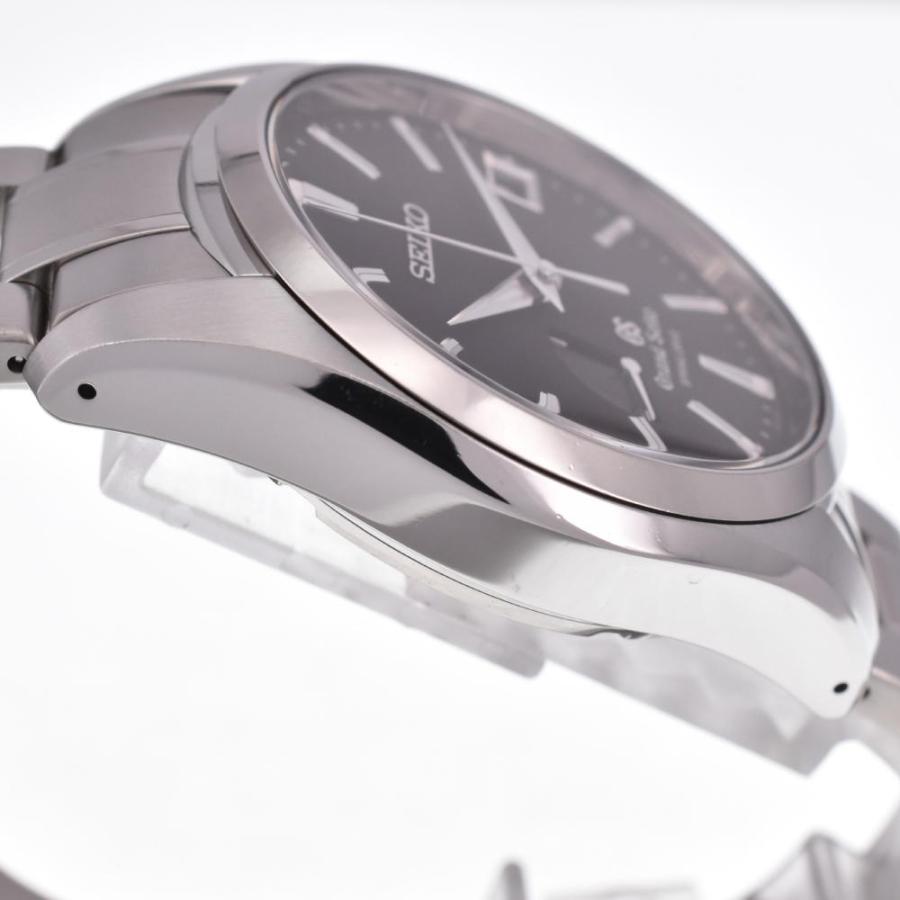 セイコー SEIKO 9R65-0AE0 グランドセイコー チタン パワーリザーブ スプリングドライブ メンズ 美品 箱付き G#125515 ...