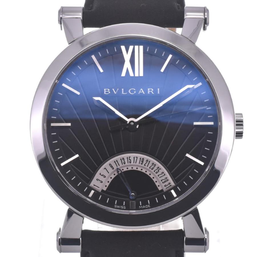 BVLGARI ブルガリ SB42SDR ソティリオ レトログラード 自動巻き メンズ 美品 I#125577 : aonohappa - 通販 - Yahoo!ショッピング
