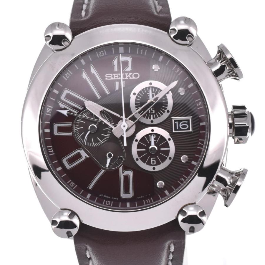 SEIKO セイコー 5R86-0AA0/SBLA027 ガランテ スプリングドライブ メンズ 美品 箱・保証書付き H#125605 ...