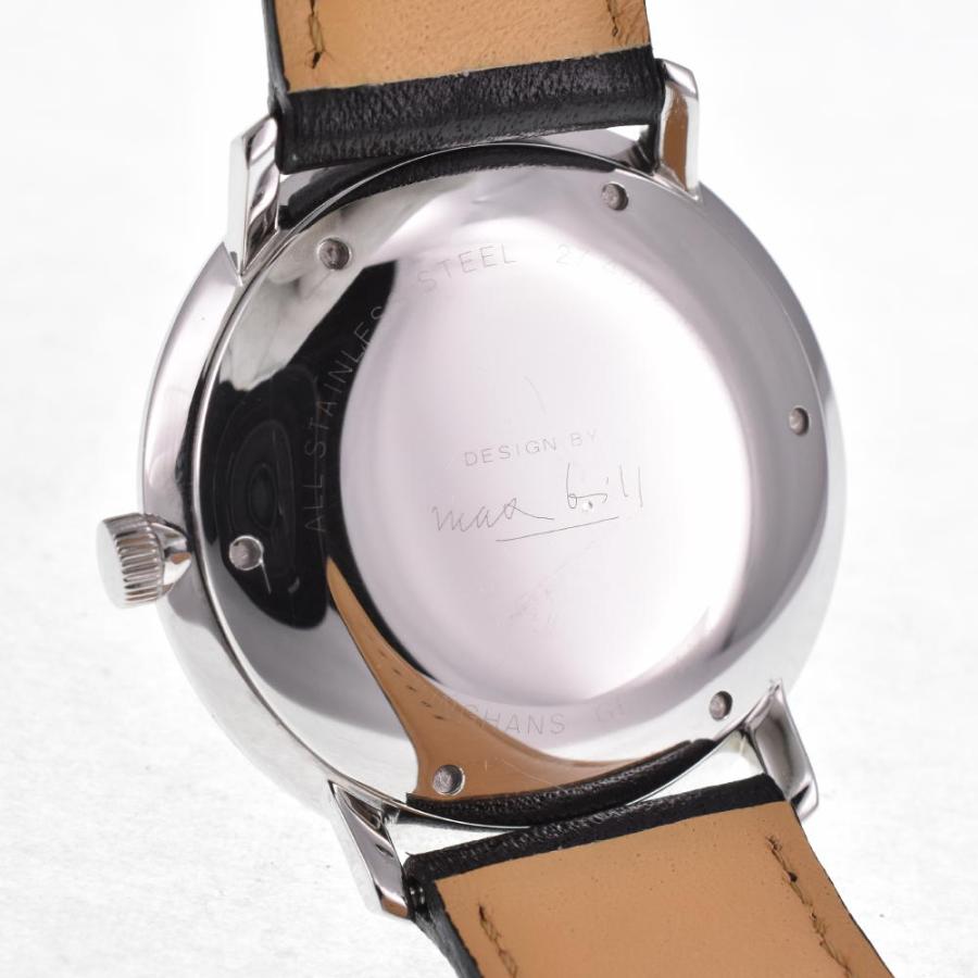 Junghans（ユンハンス） JUNGHANS 27.4002 マックスビル デイト SS/レザー 自動巻き メンズ 良品 J#125710 ...